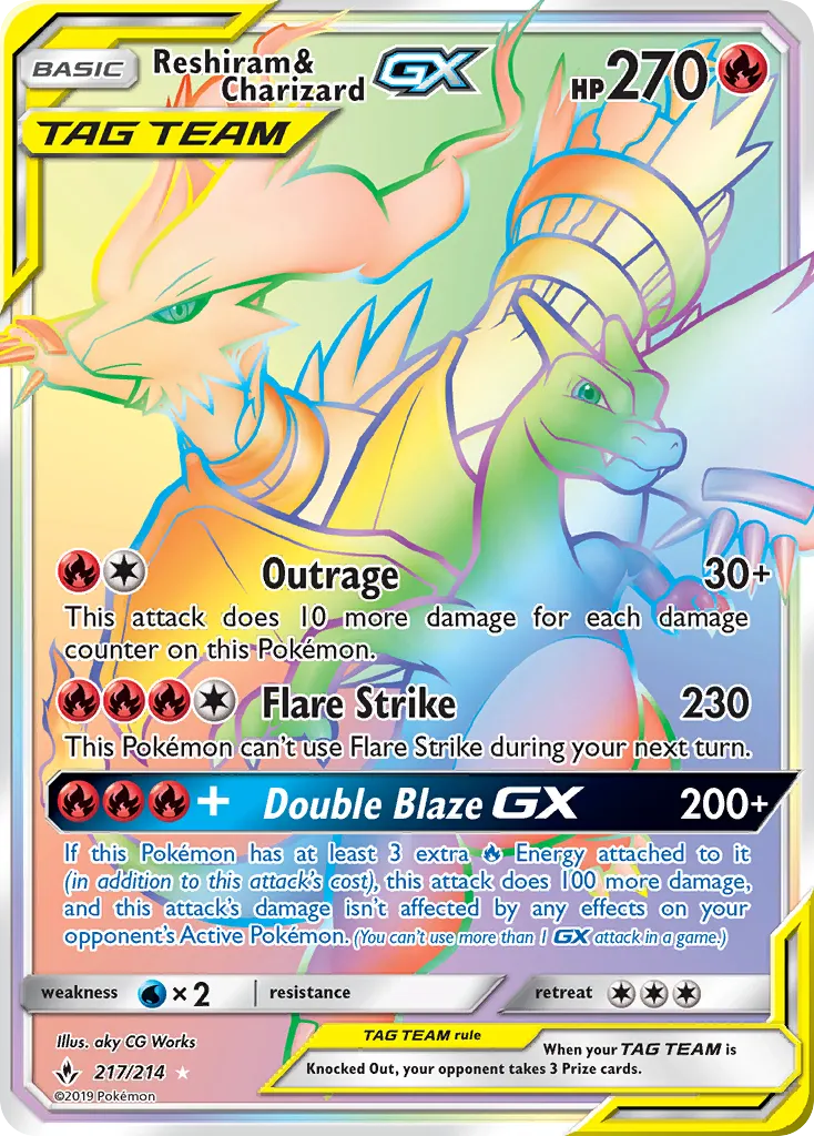 Reshiram & Charizard GX – Pokemon Price & Value | Pokemon Card Prices